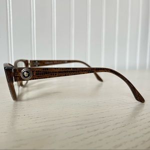 Versace | Accessories | Versace Ve372 Lizard Brown Eyeglasses | Poshmark